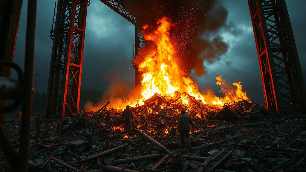 Stoke-on-Trent Recycling Plant Fire: Crews Battle Blaze